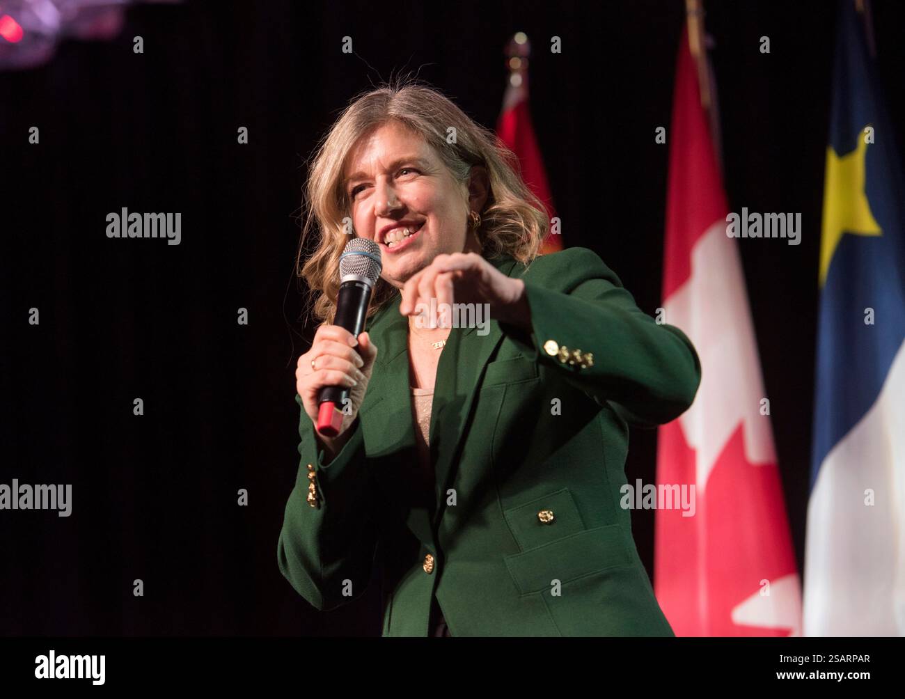 Fredericton, Canada. 30th Jan, 2025. New Brunswick Premier Susan Holt ...