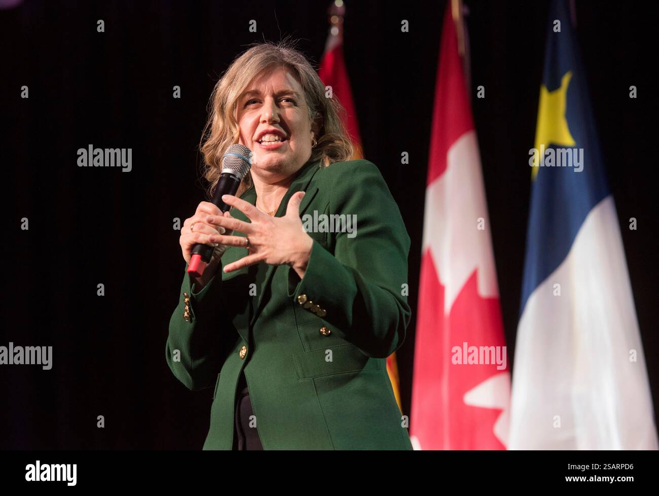 Fredericton, Canada. 30th Jan, 2025. New Brunswick Premier Susan Holt ...