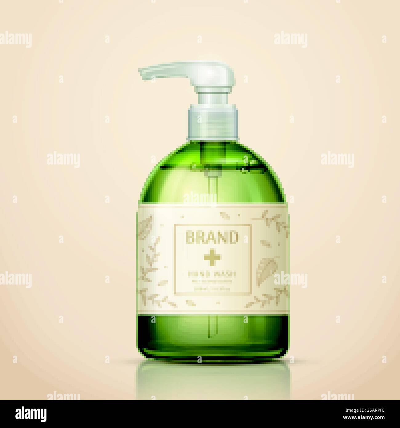Mock up bottle cosmetic Stock Vector Images - Alamy