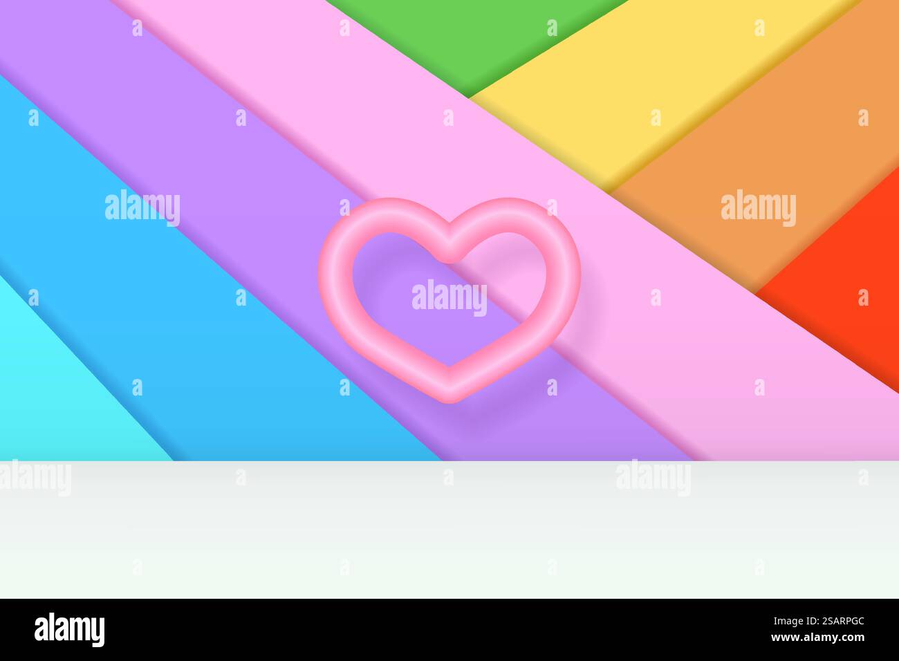 Abstract colorful geometric shape background, modern minimalist mock up ...