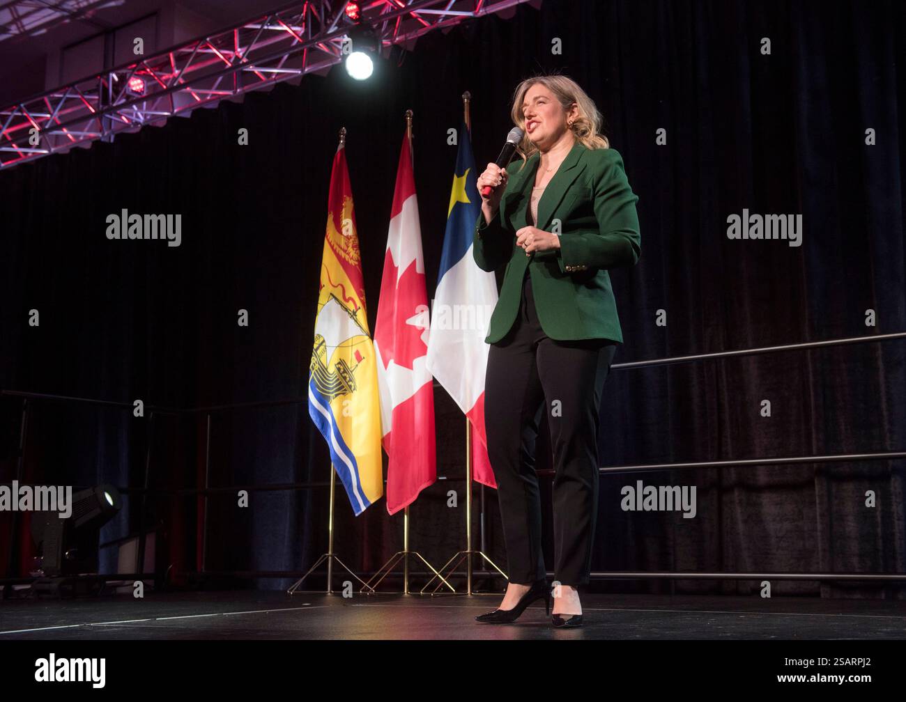 Fredericton, Canada. 30th Jan, 2025. New Brunswick Premier Susan Holt ...