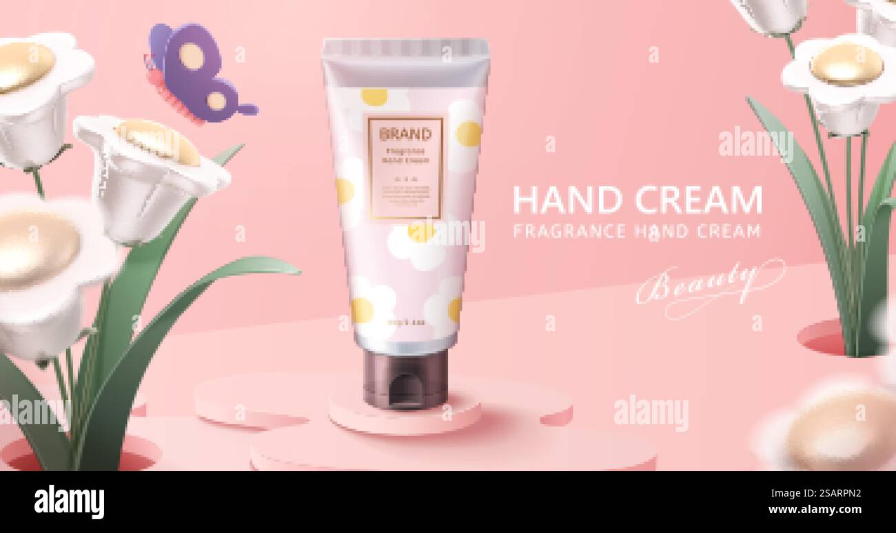 Cosmetics banner Stock Vector Images - Alamy