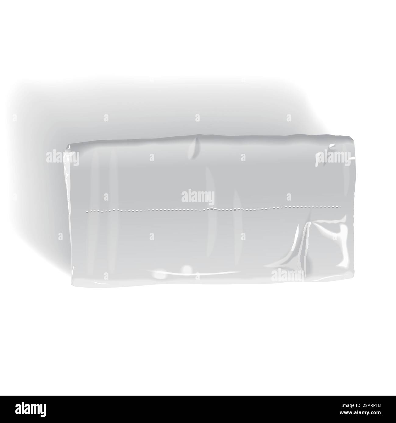 pack of tissue paper isolated on white background. tissue paper Stock ...