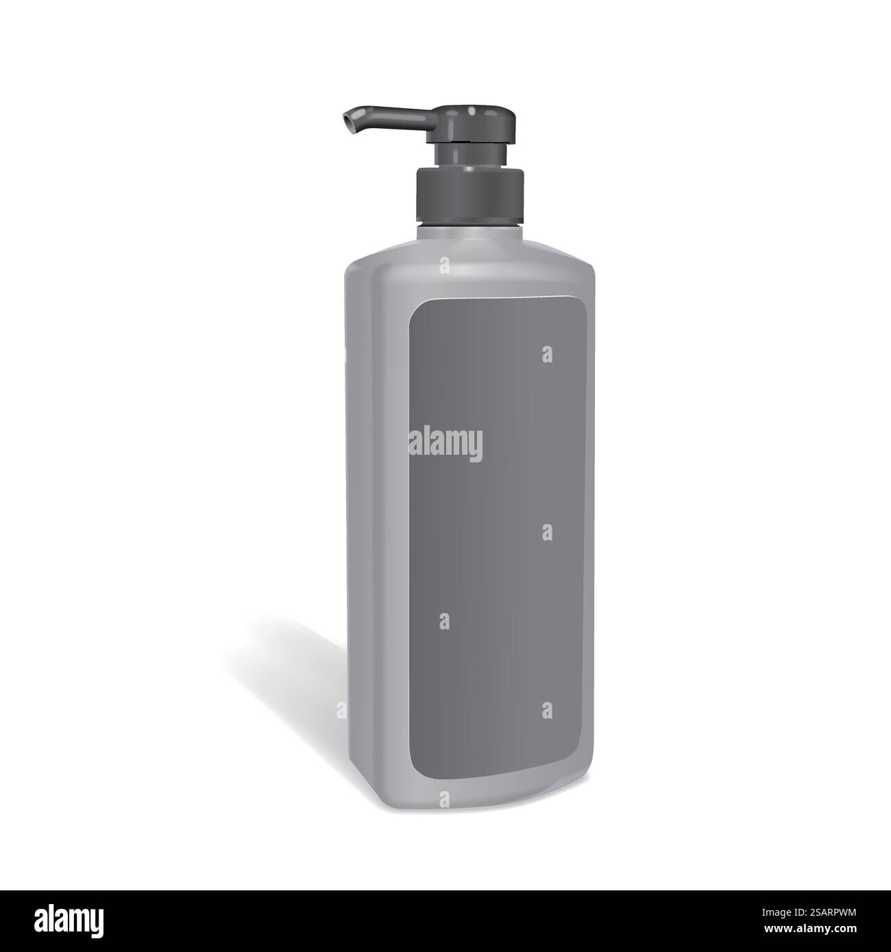 Shampoo lotion blank mockup Stock Vector Images - Alamy