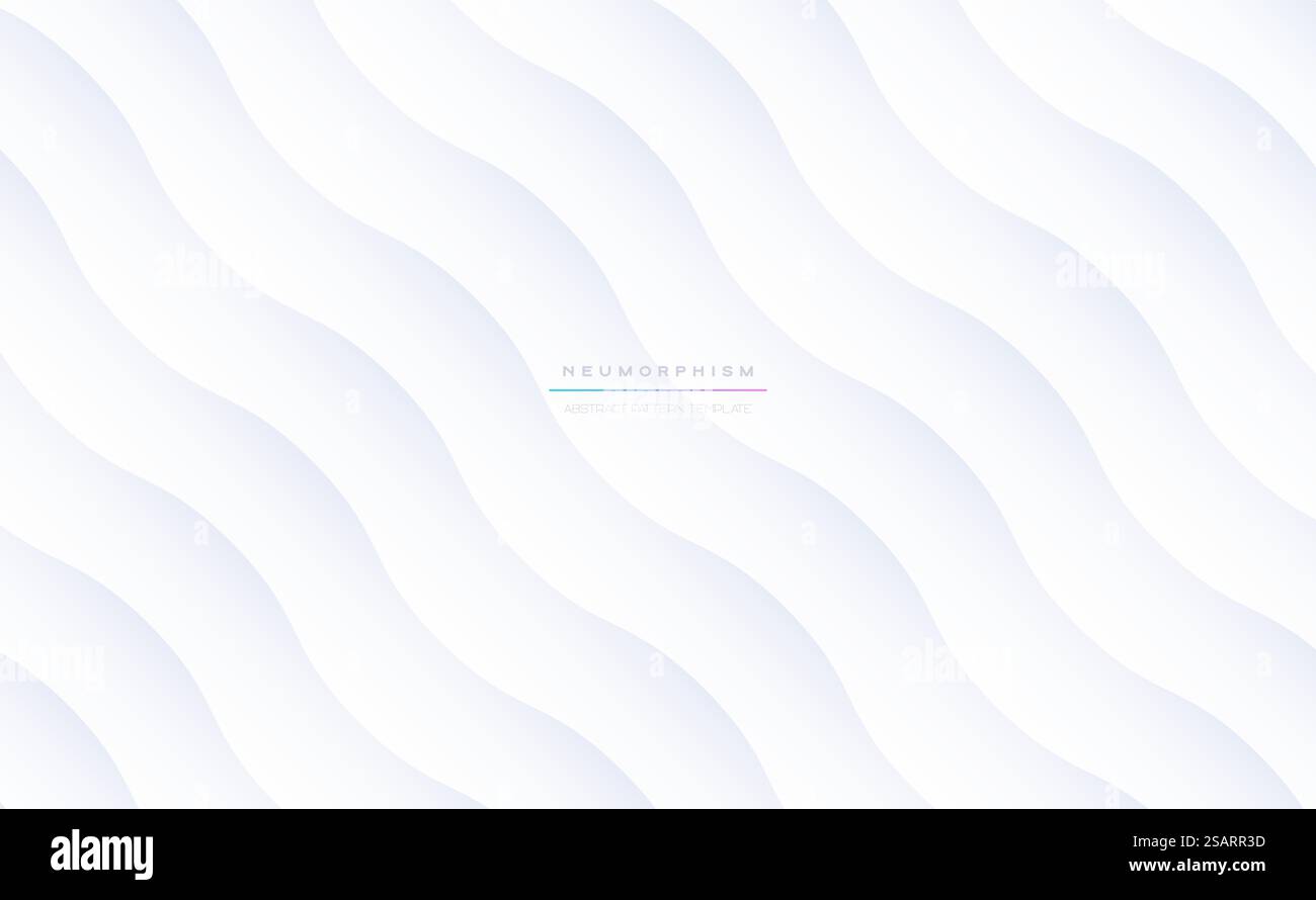 Fabric, paper, cardboard or mattress waved texture. Vector abstract ...