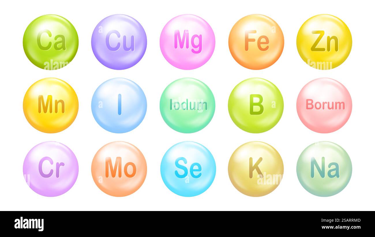 Nutrient minerals Cut Out Stock Images & Pictures - Alamy