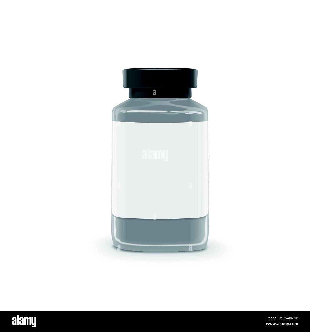 Set empty jar isolated Stock Vector Images - Alamy