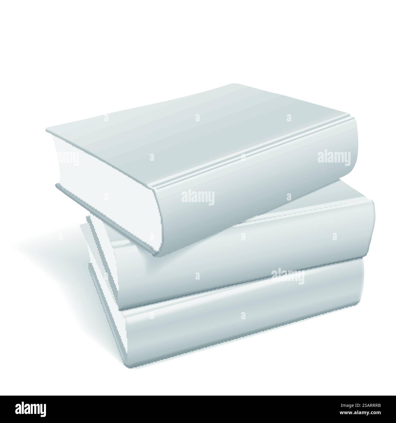 stack of blank books on white background. stack of blank books Stock ...