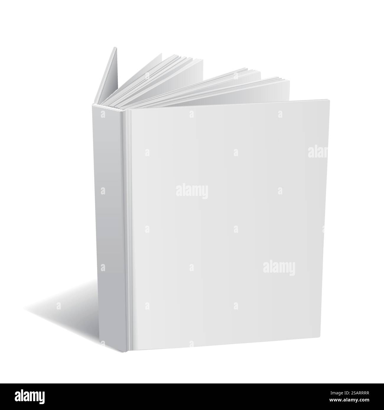 Open book on empty Stock Vector Images - Alamy