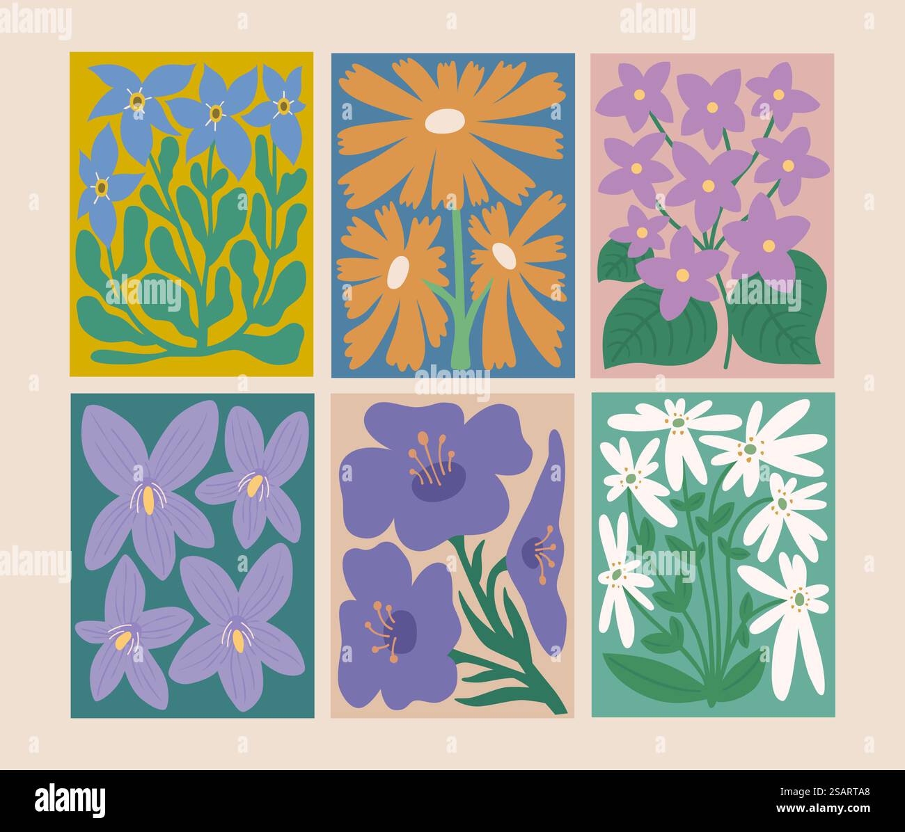 Vector collection colorful flat Stock Vector Images - Alamy