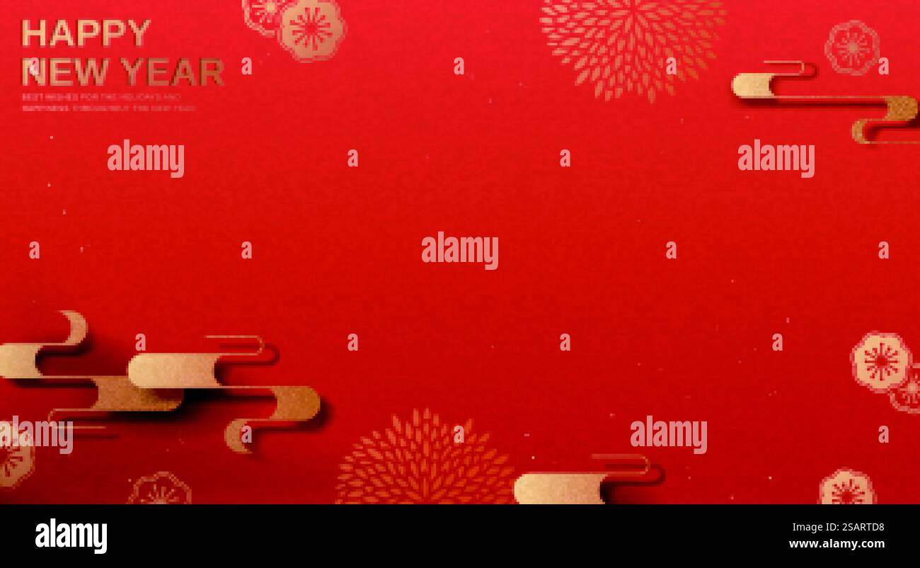 Red background cut in Stock Vector Images - Alamy