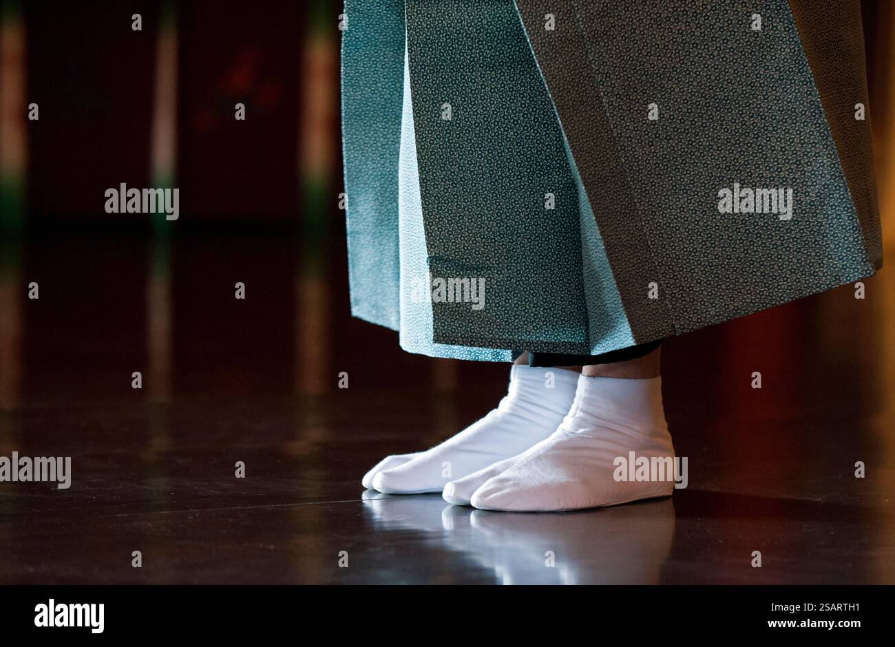 Japanese Noh play combines traditional dance-drama, acting and music to ...