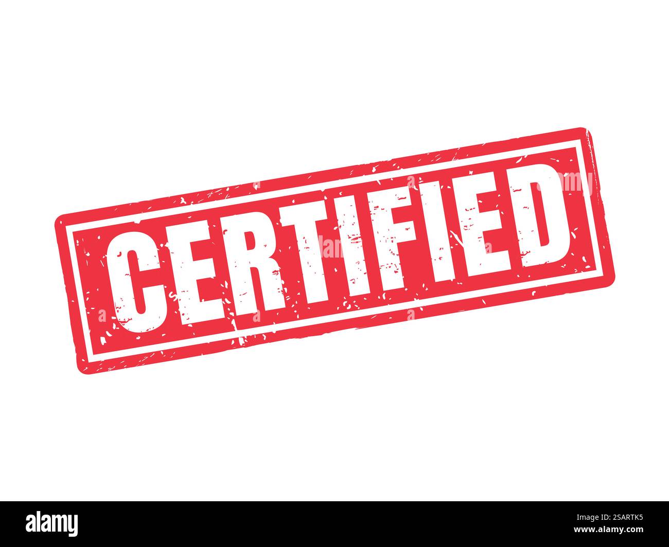 certified in red stamp style, white background. certified red stamp ...