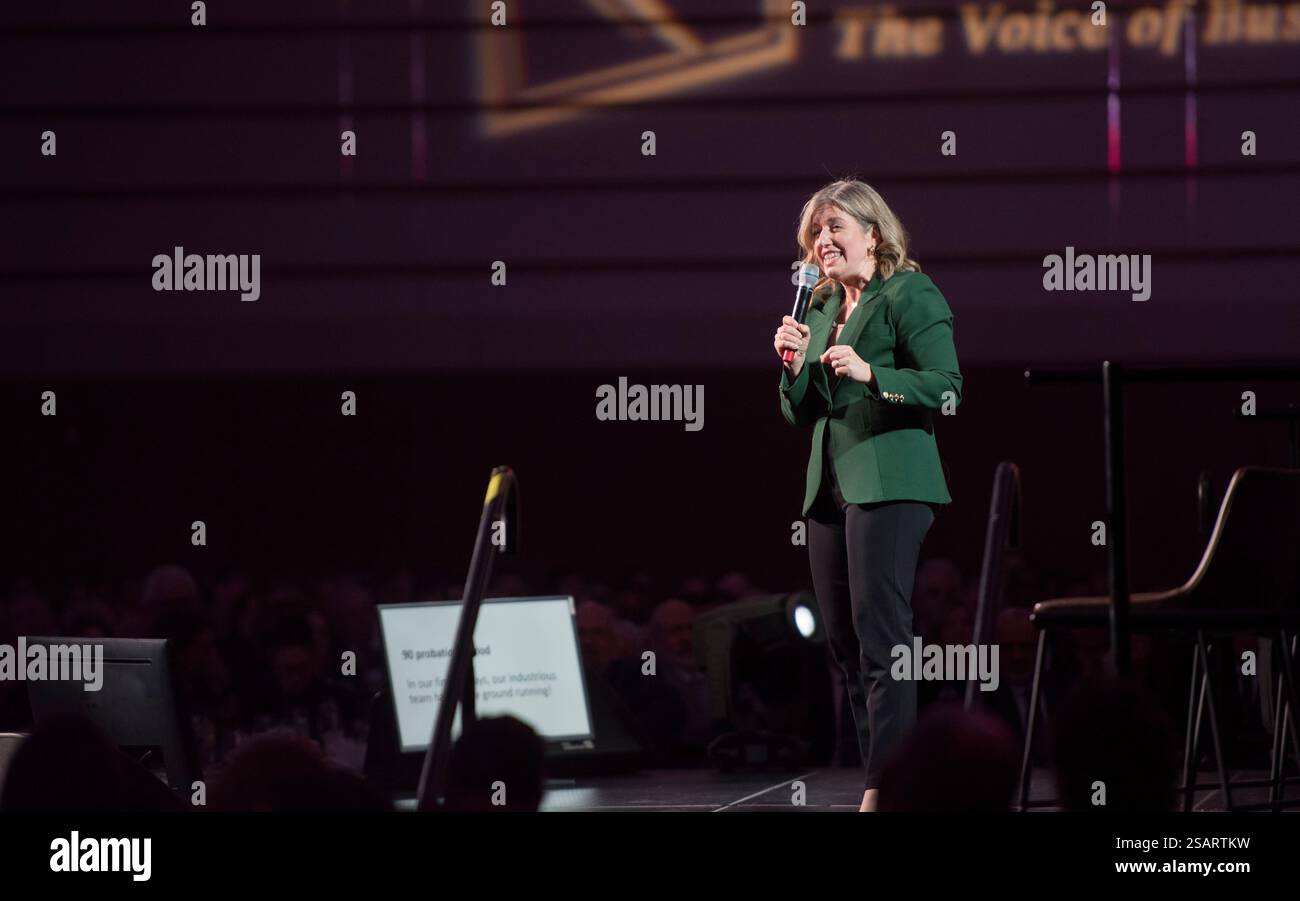 Fredericton, Canada. 30th Jan, 2025. New Brunswick Premier Susan Holt ...