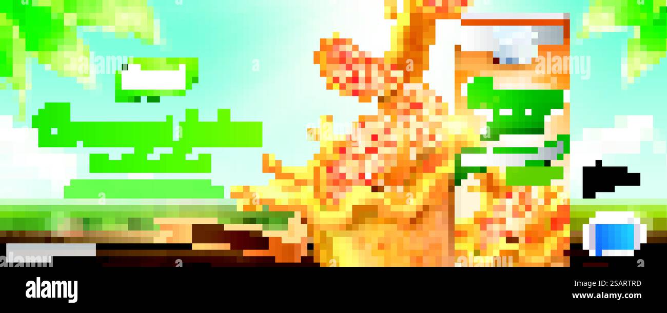 Cup orange juice vector Stock Vector Images - Alamy