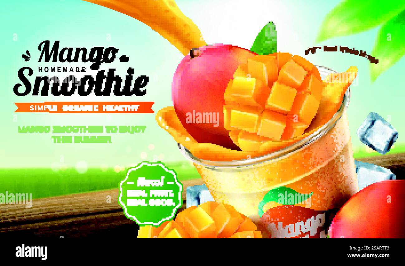 Green smoothie Stock Vector Images - Alamy