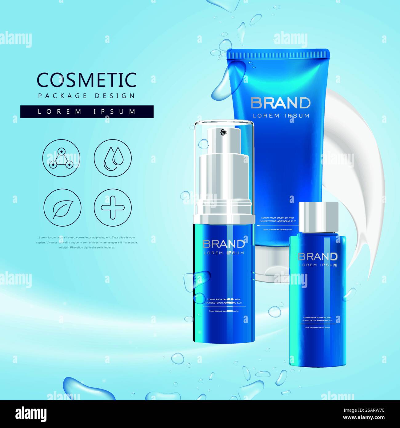 Body care product poster Stock Vector Image & Art - Alamy