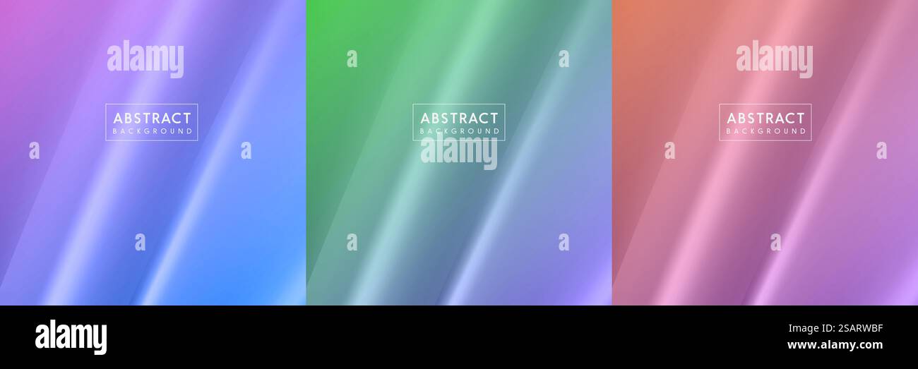 Abstract background set. Vector bright colorful cover collection. Pop ...