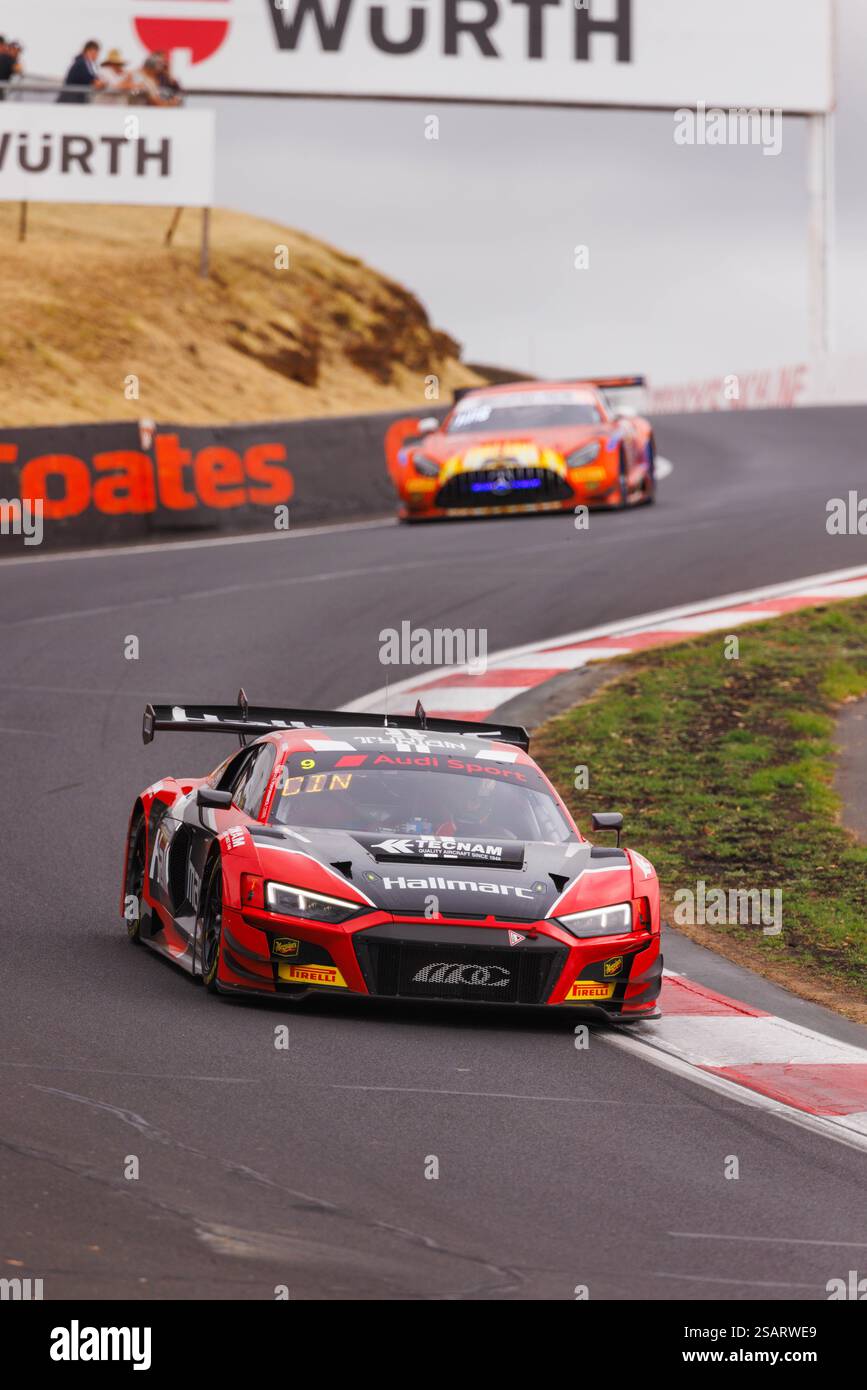 Bathurst, Australia. 31st Jan, 2025. The #9 Hallmarc Racing Audi R8 LMS ...