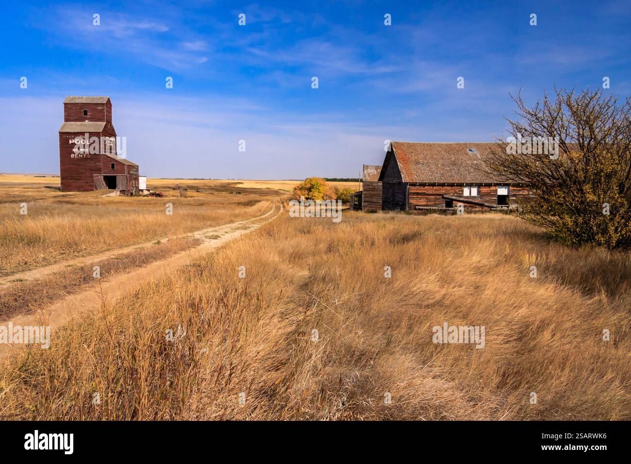 Prairie grain elevators once dotted western Canada, storage for farmers ...
