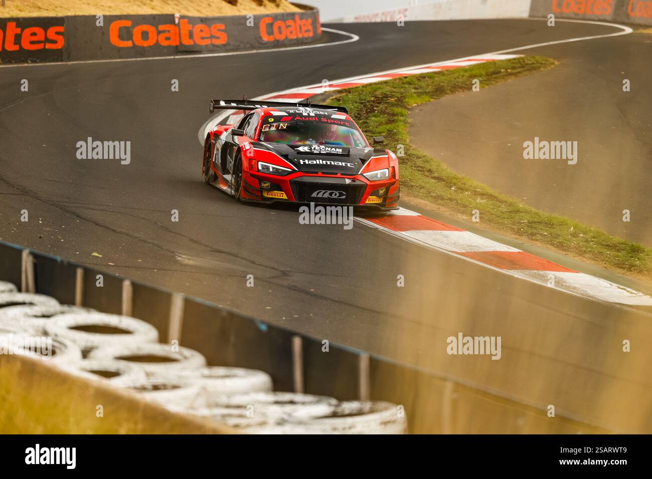 Bathurst, Australia. 31st Jan, 2025. The #9 Hallmarc Racing Audi R8 LMS ...