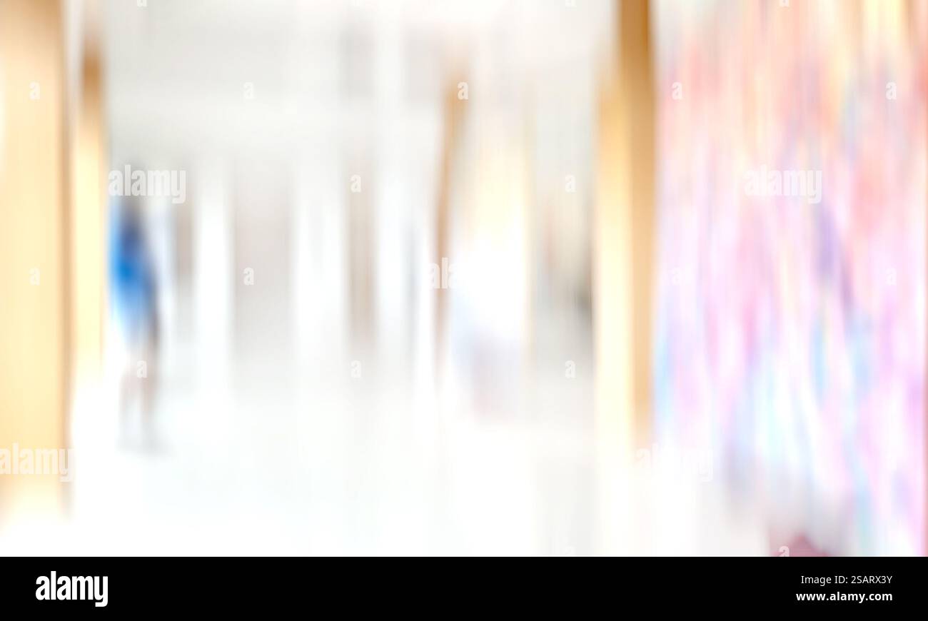 Motion blur, Art exhibition gallery background, colourful abstract ...