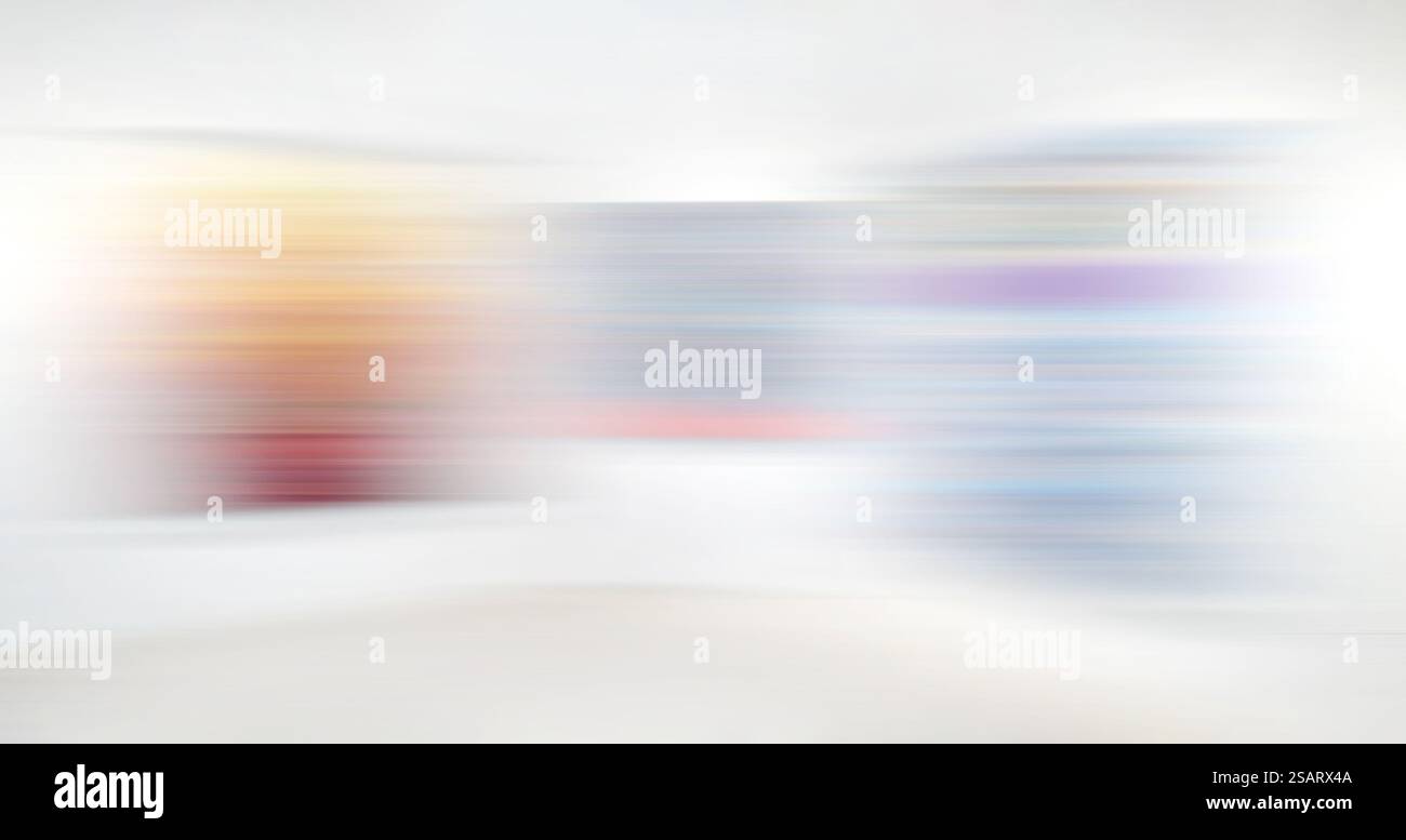Motion blur, Art exhibition gallery background, colourful abstract ...