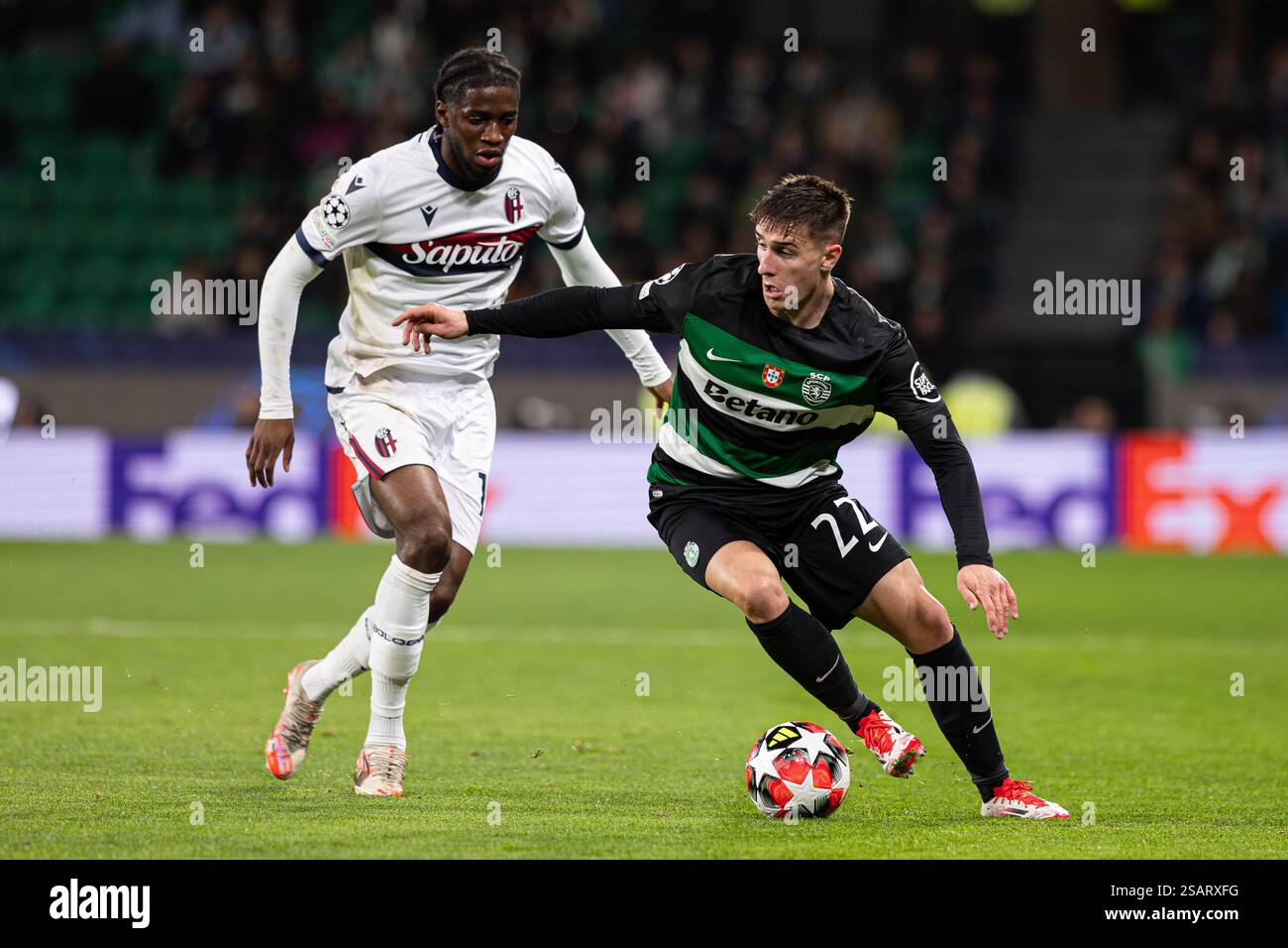 Lisboa, Portugal. 29th Jan, 2025. Ivan Fresneda of Sporting CP and ...