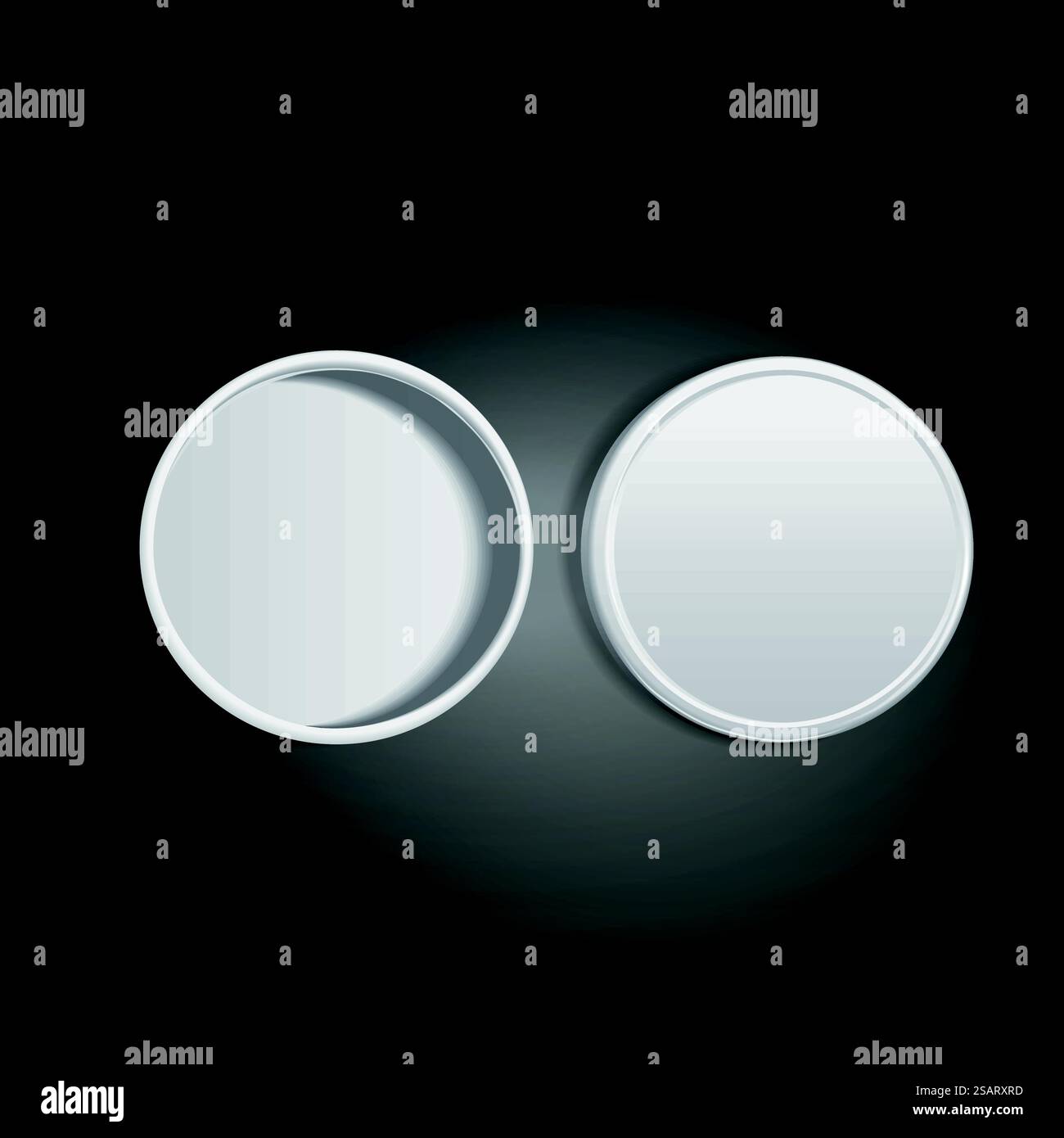 Top view small black Stock Vector Images - Alamy