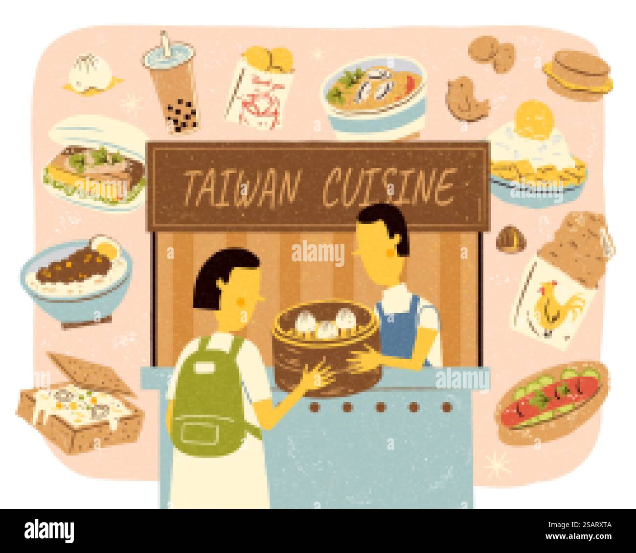 Street food culture Stock Vector Images - Alamy