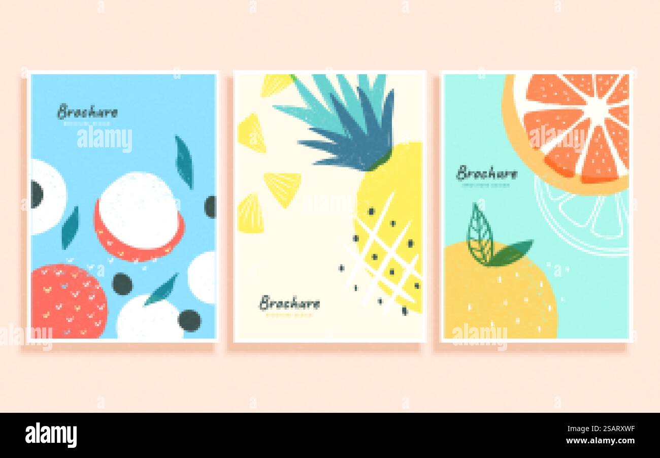 Marketing template in flat Stock Vector Images - Alamy