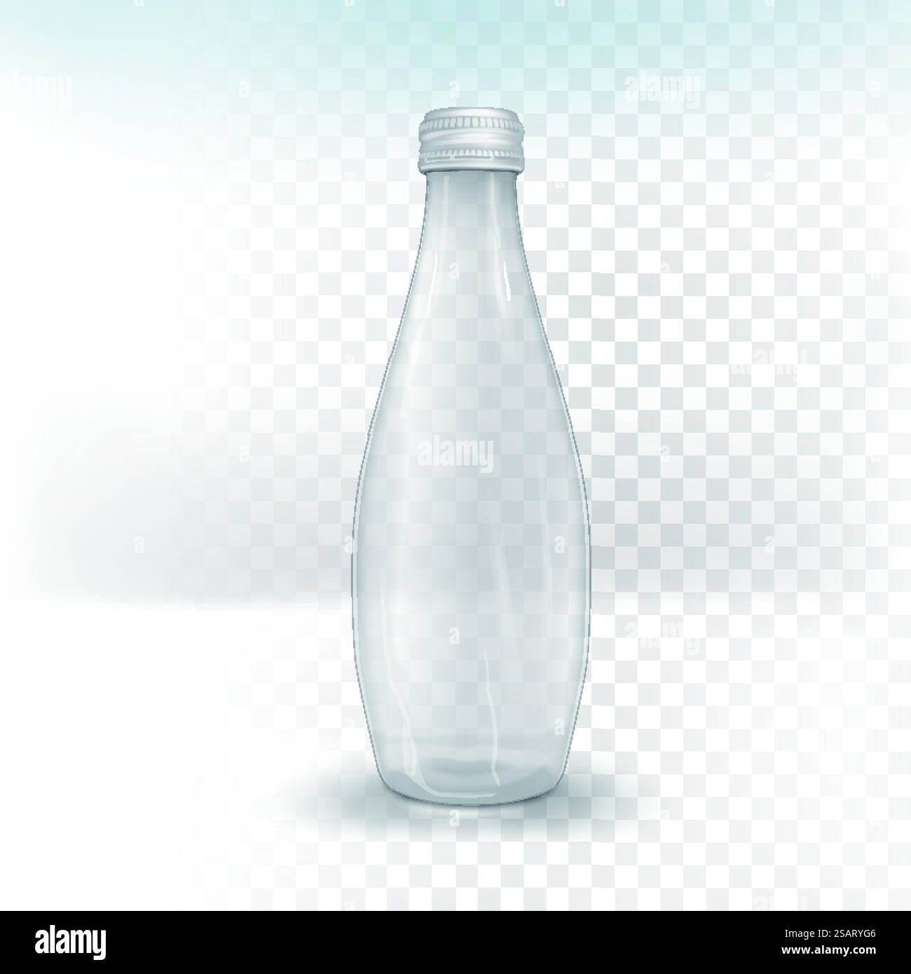 clear wine bottle on transparent background, 3D illustration. clear wine bottle Stock Vector ...