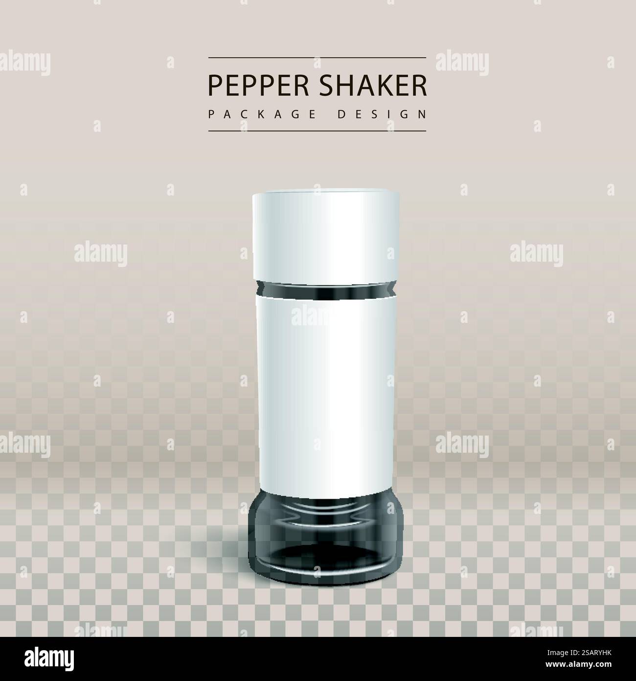 blank salt pepper shakers Stock Vector Image & Art - Alamy