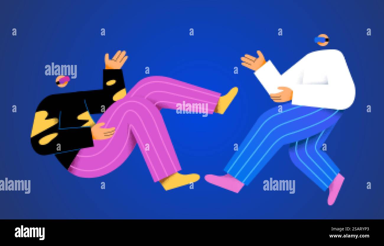 Young people play in Stock Vector Images - Alamy