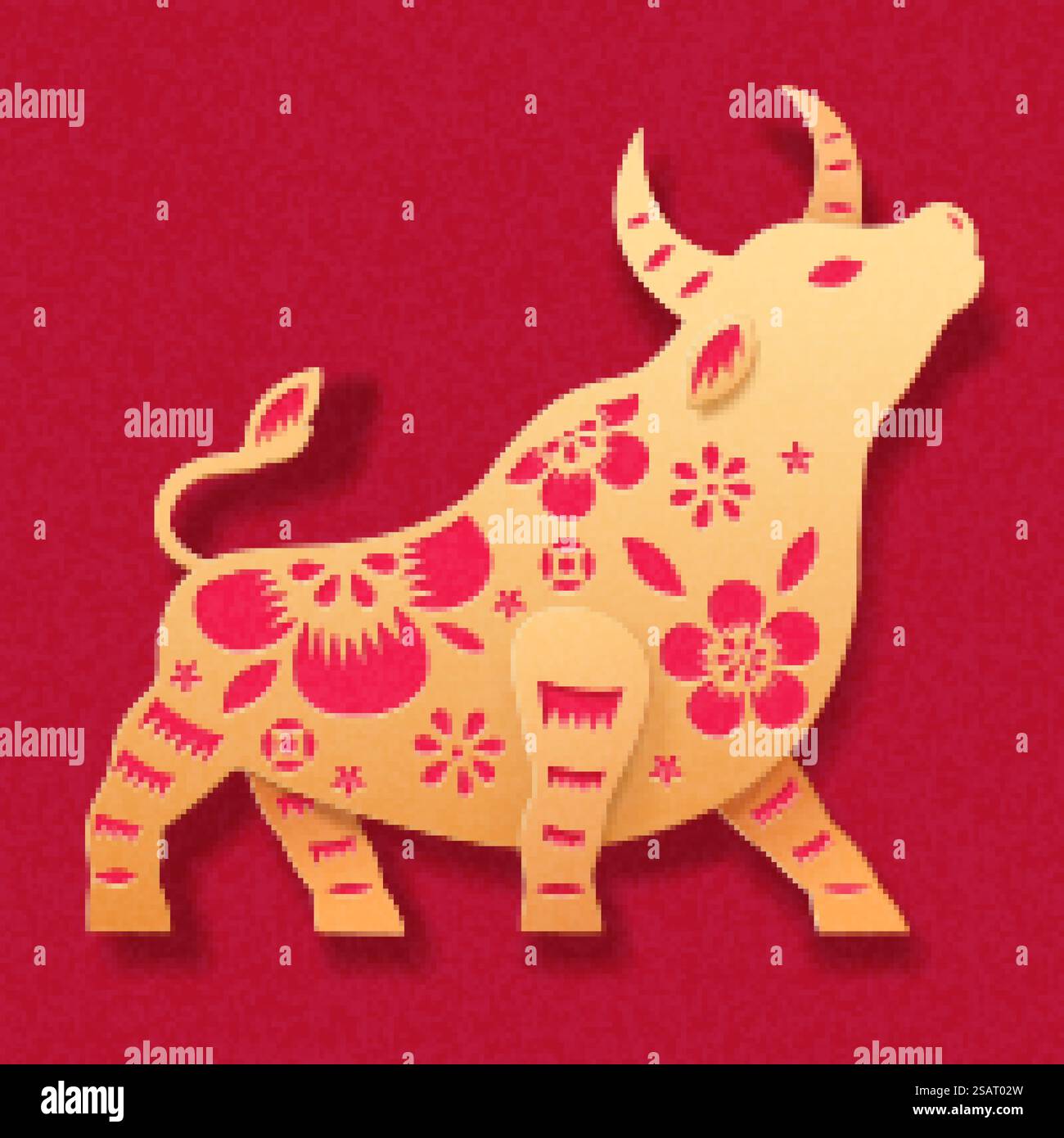 Red bull cut it Stock Vector Images - Alamy