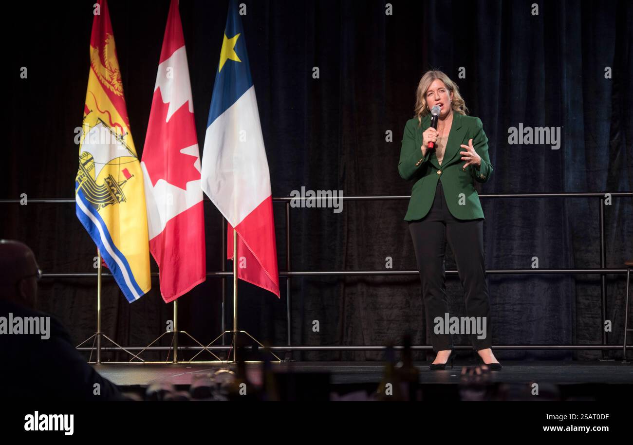 Fredericton, Canada. 30th Jan, 2025. New Brunswick Premier Susan Holt ...