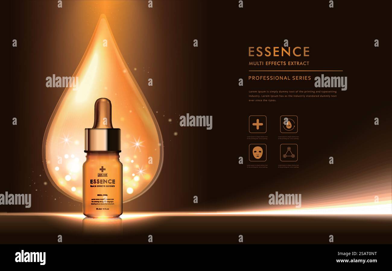 essence multi effect extract container Stock Vector Image & Art - Alamy