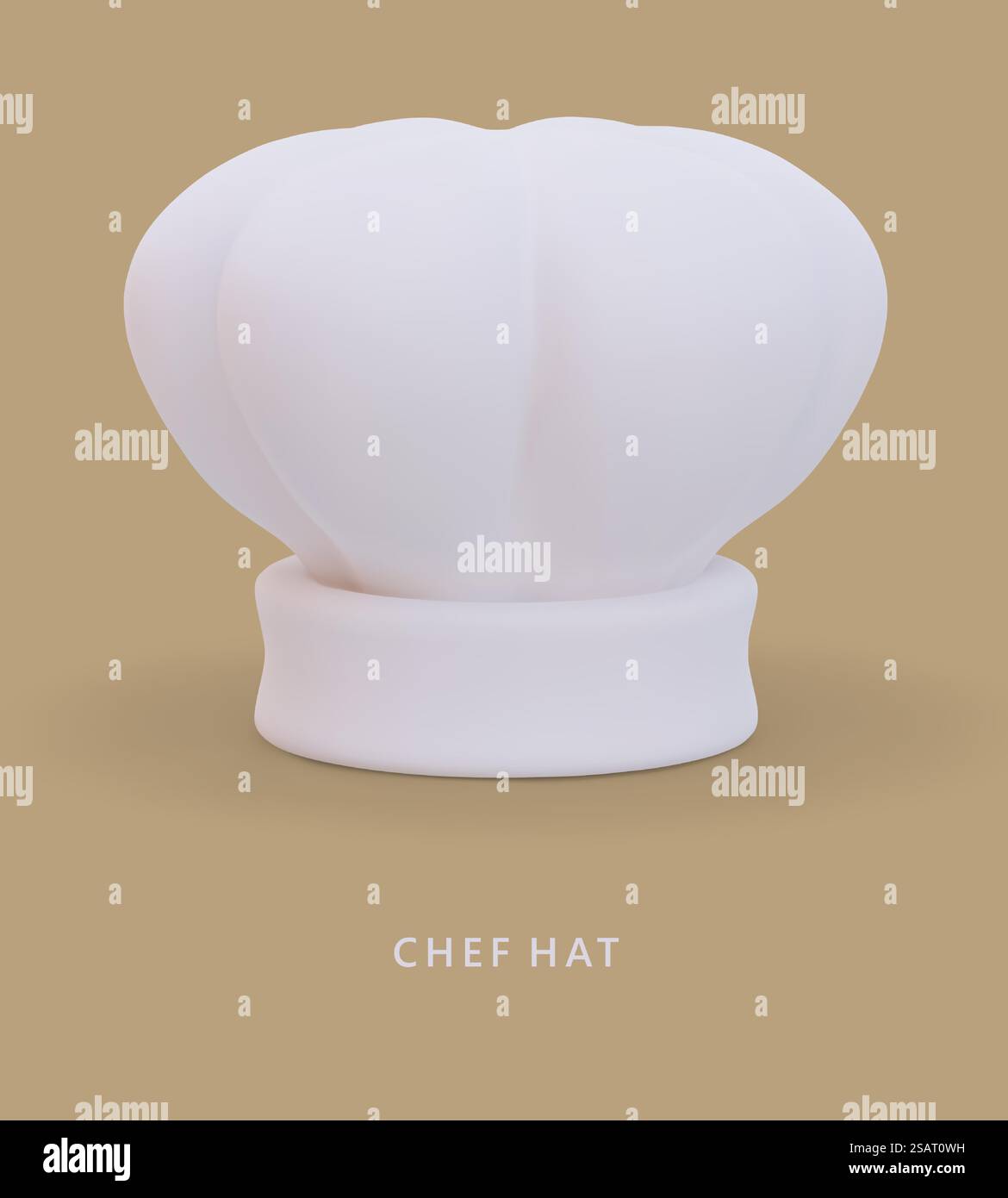 Vertical poster with chef hat. Advertising template for mobile ...