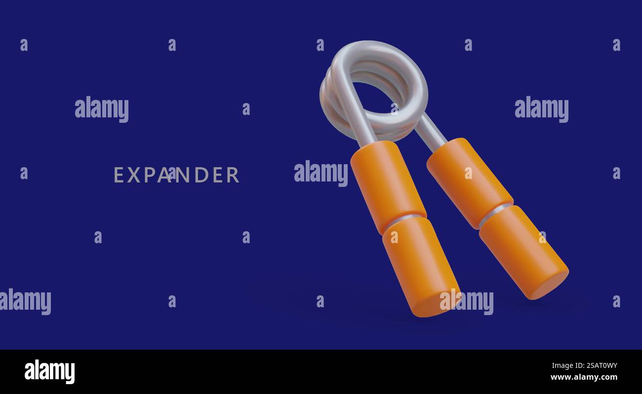 Realistic expander. Sports equipment for strengthening hand muscles ...