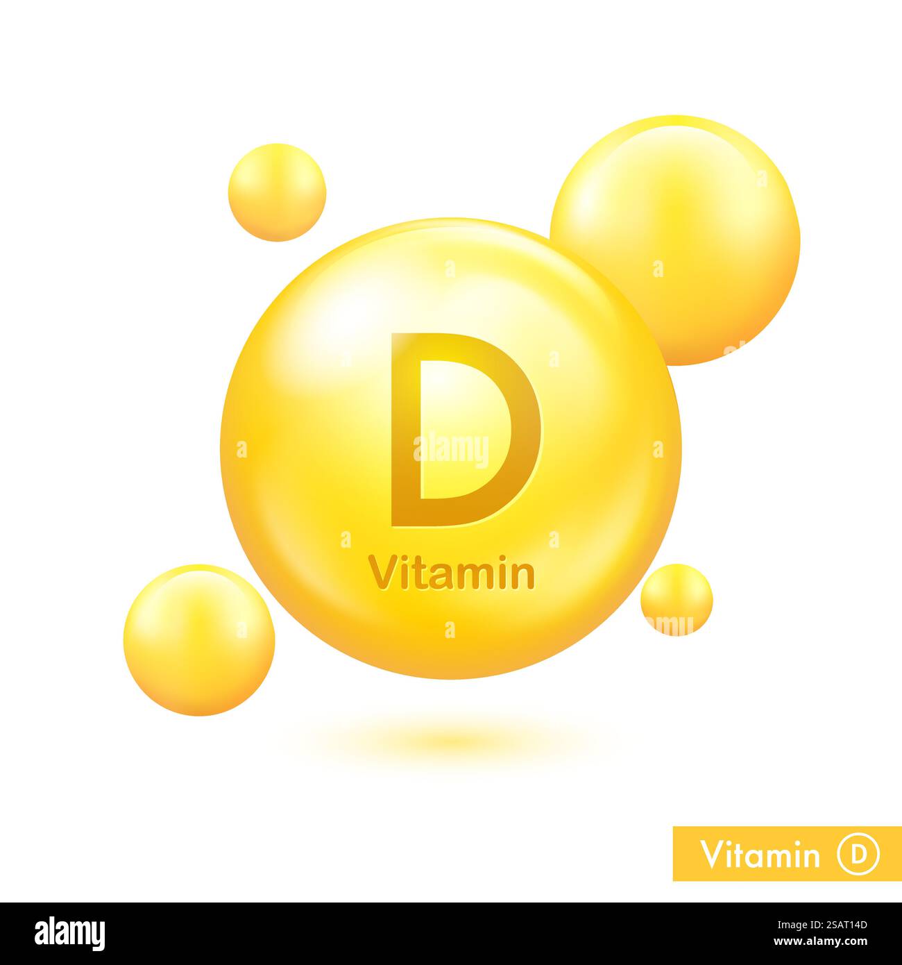 Gel capsule vitamin d Stock Vector Images - Alamy