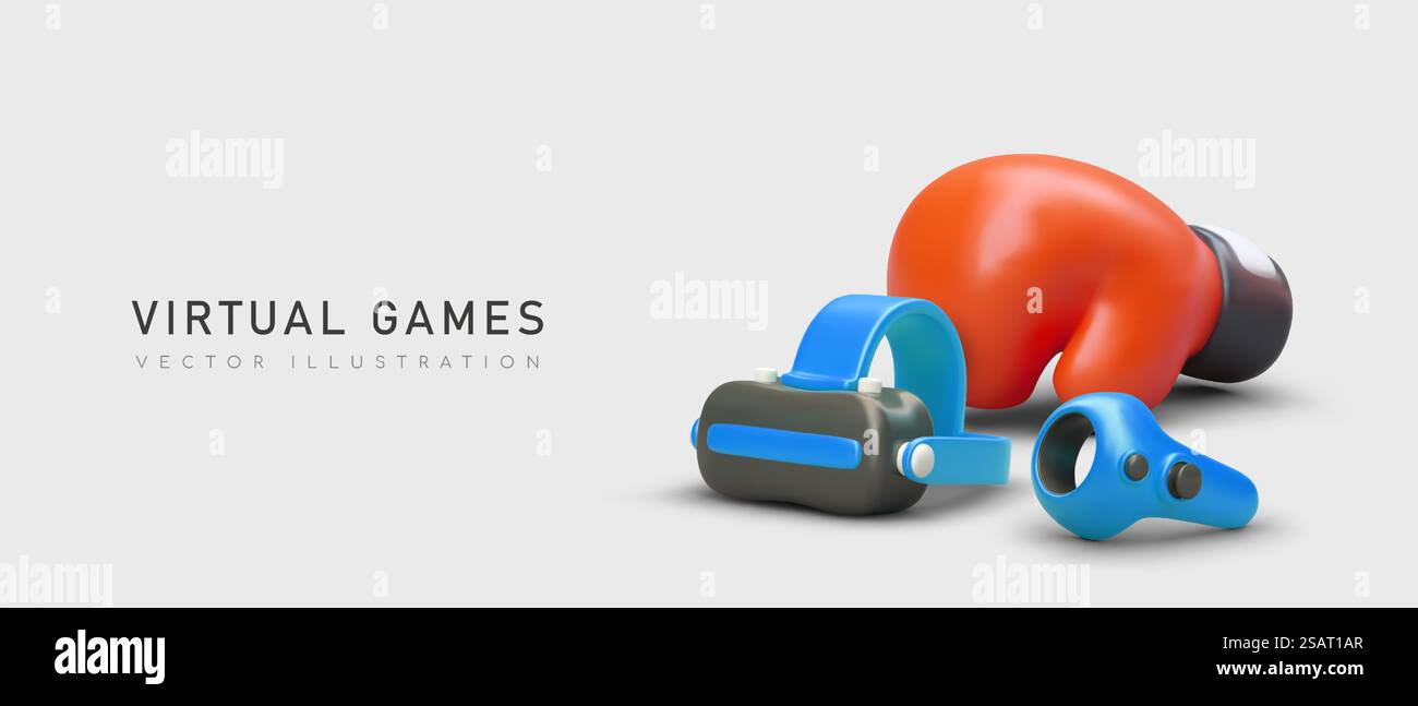 Boxing glove battle simulators hi-res stock photography and images - Alamy