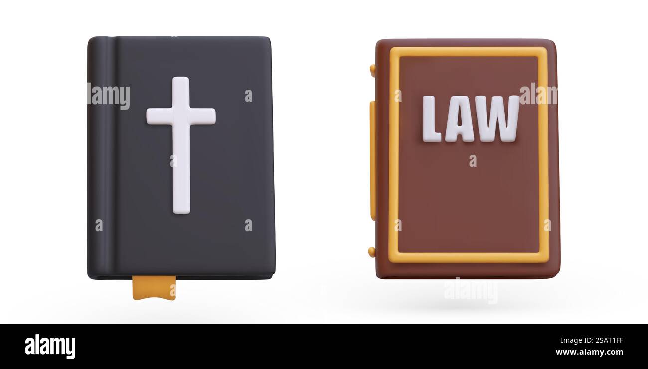Bible and collection of laws. Fundamental legal books of Christians ...
