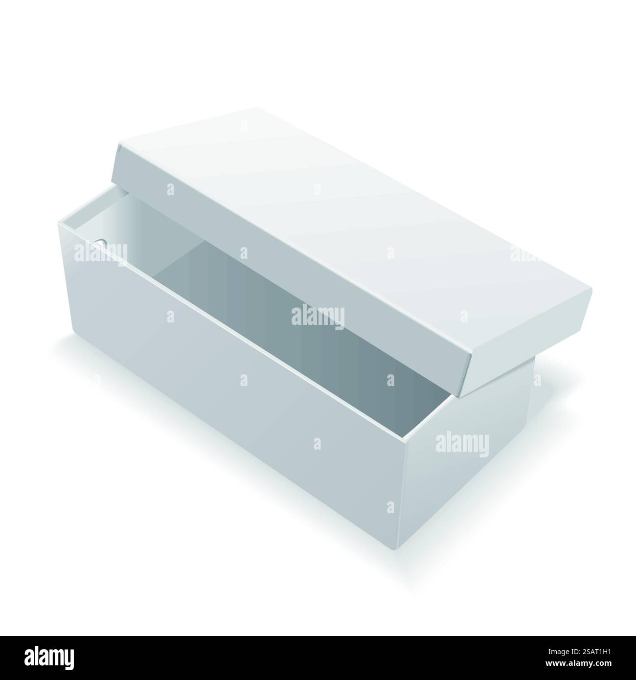 Long open top box Stock Vector Images - Alamy