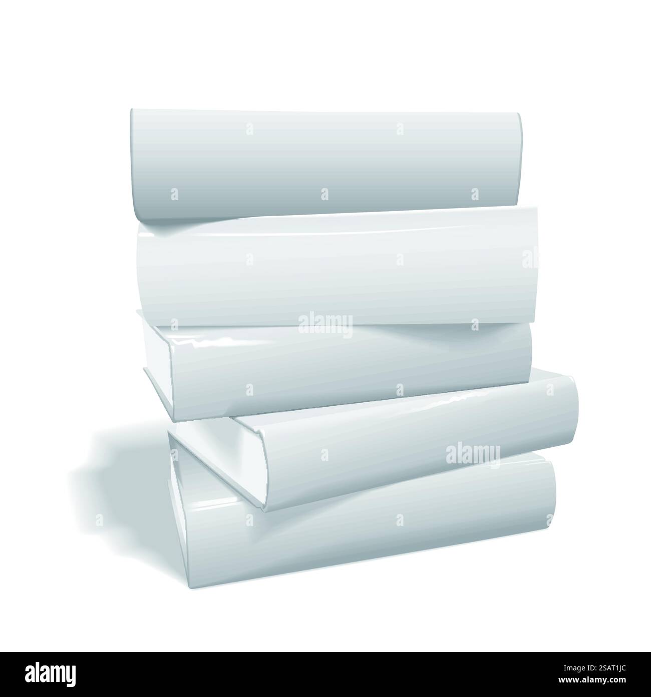 stack of blank books on white background. stack of blank books Stock ...