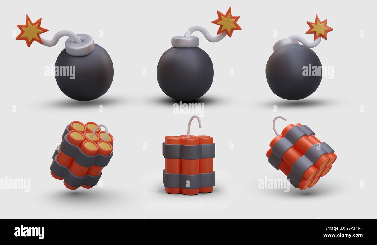 Fire cord bomb game concept of hi-res stock photography and images - Alamy