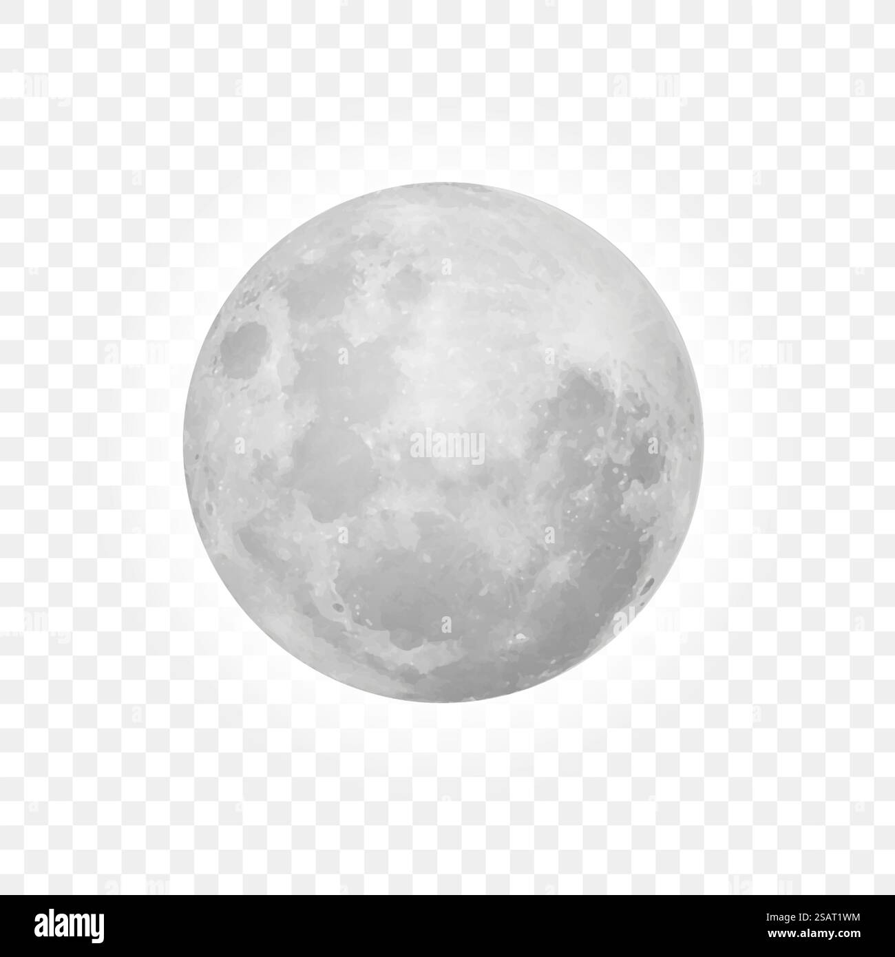 Full moon cut out Stock Vector Images - Alamy