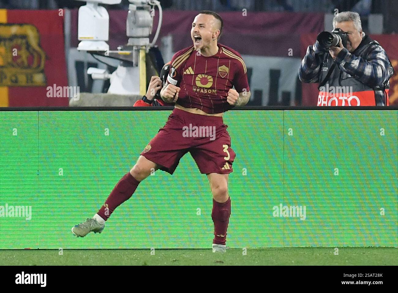 Rome, Italy. 30th Jan, 2025. Jose Angel Esmoris (Angelino) of AS Roma ...
