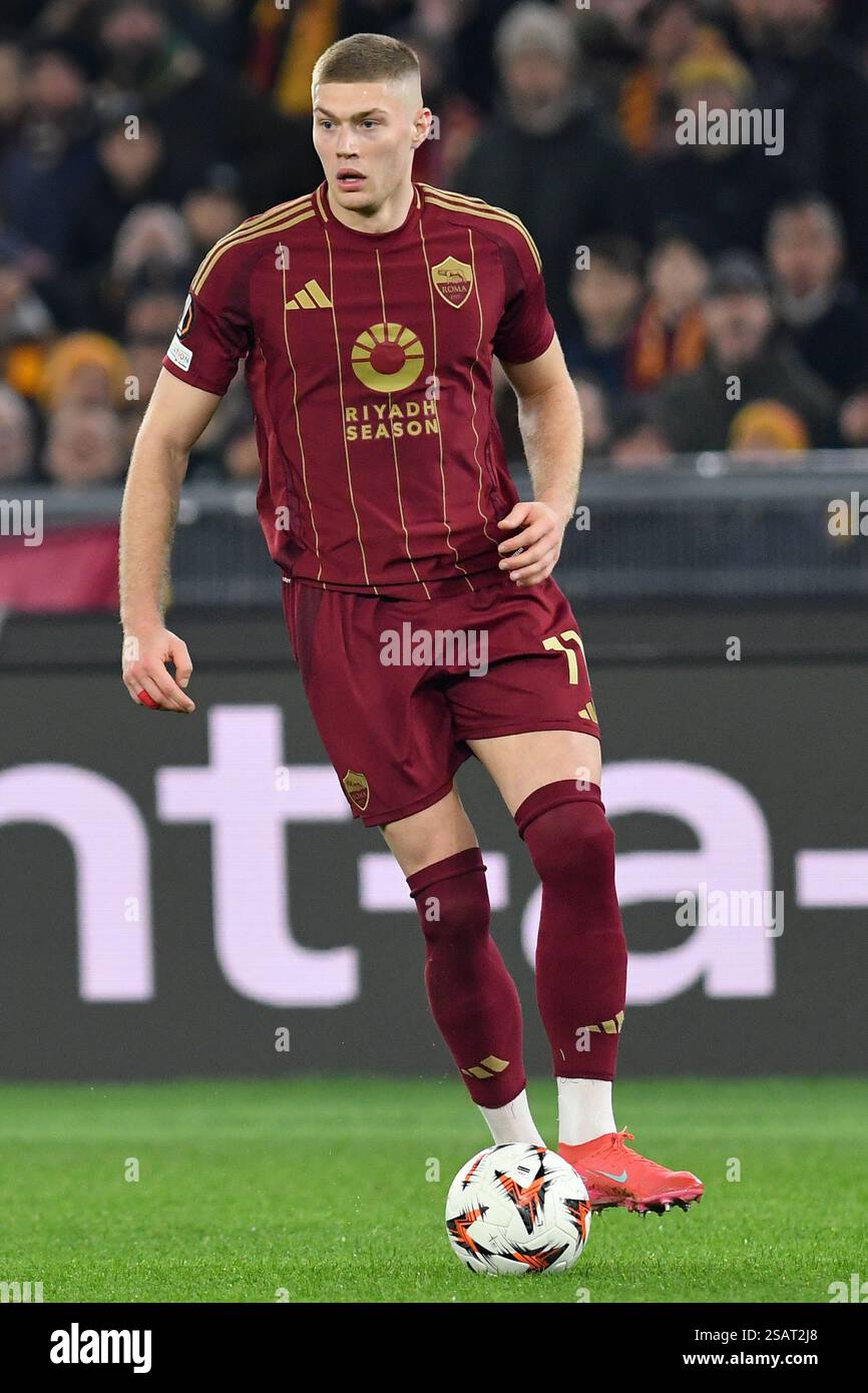 Rome, Italy. 30th Jan, 2025. Artem Dovbyk of AS Roma seen in action ...