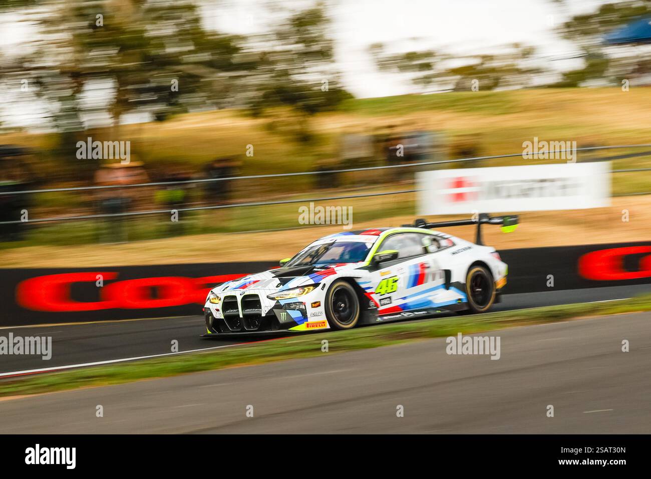 Bathurst, Australia. 31st Jan, 2025. The #46 Team WRT BMW M4 GT3 driven ...