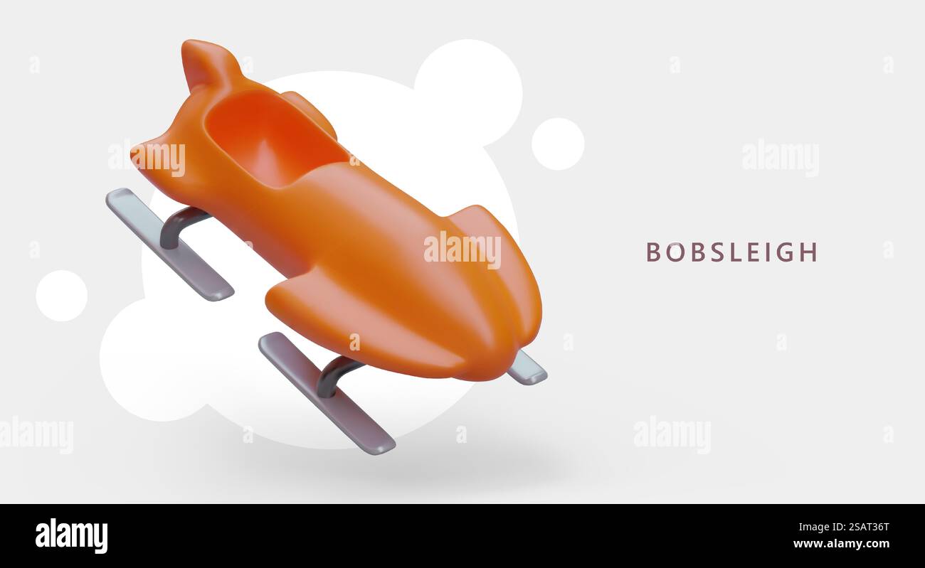 Race of sleds Stock Vector Images - Alamy